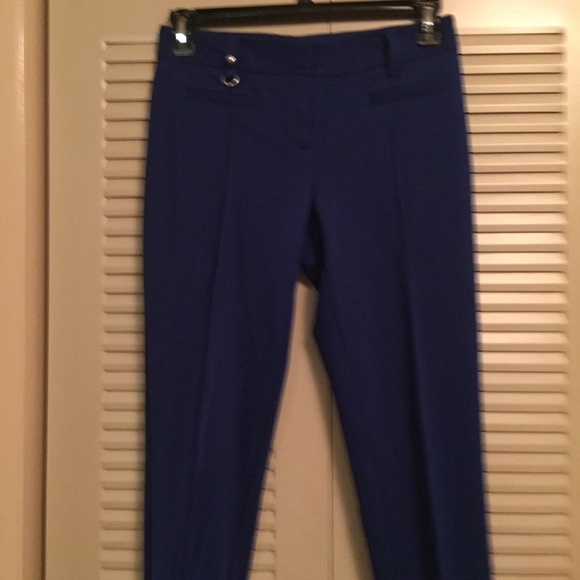 Cache | Pants & Jumpsuits | Cache Womans 6 Cobalt Blue Rayon Blend ...